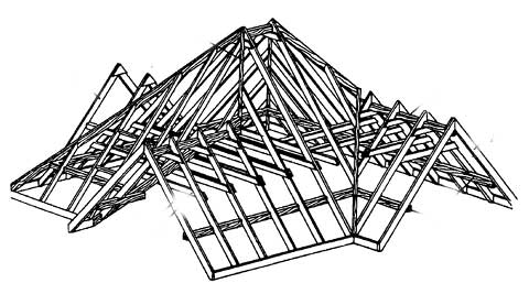 Do-it-yourself three-fronted roof: rafter system, photo, etc.